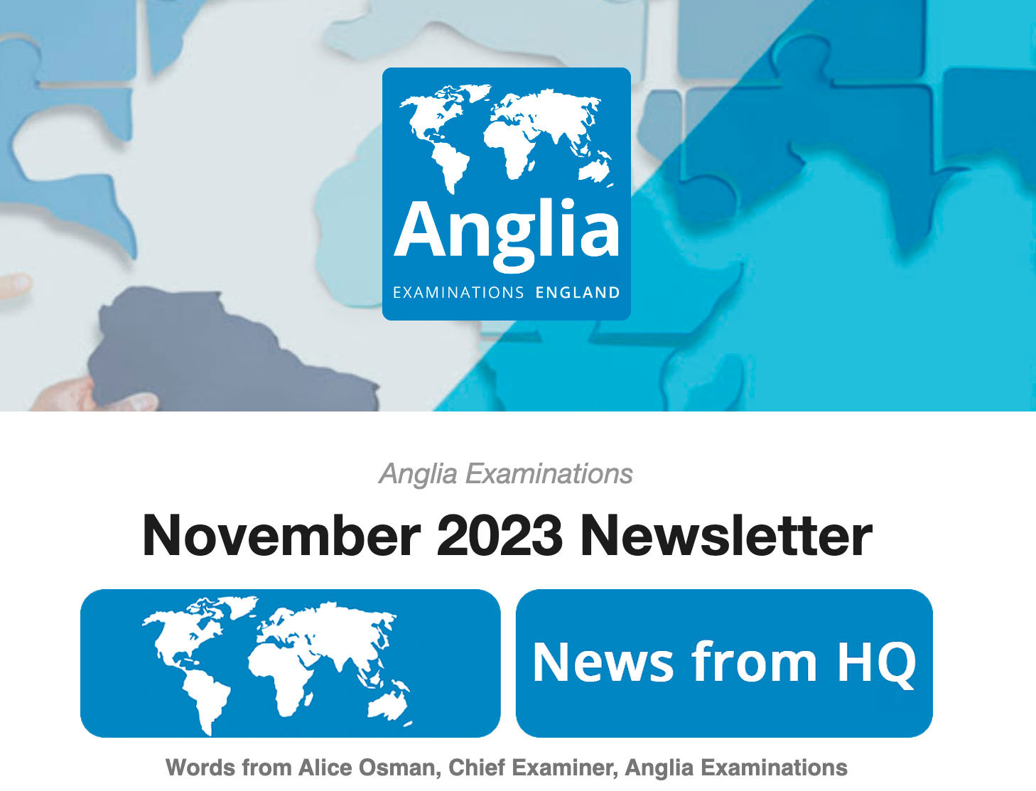 Anglia Examinations Newsletter – November 2023 – Anglia exams